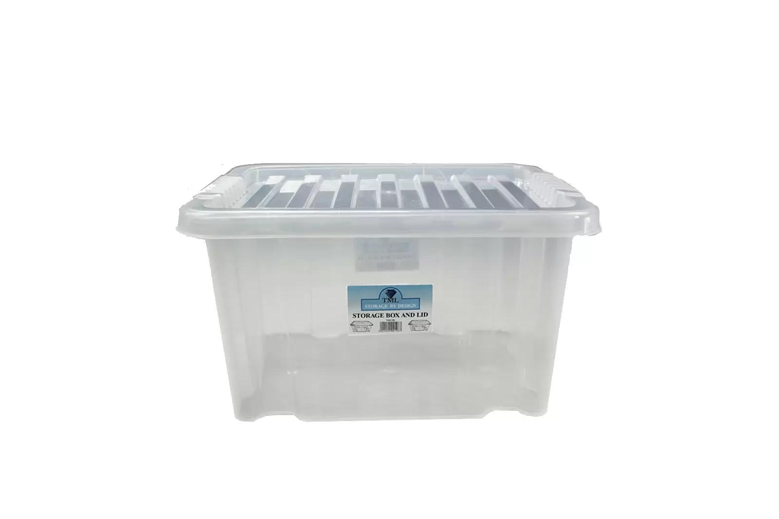 Buy 24 Litre Storage Box With Clear Lid - Plastic Storage Boxes