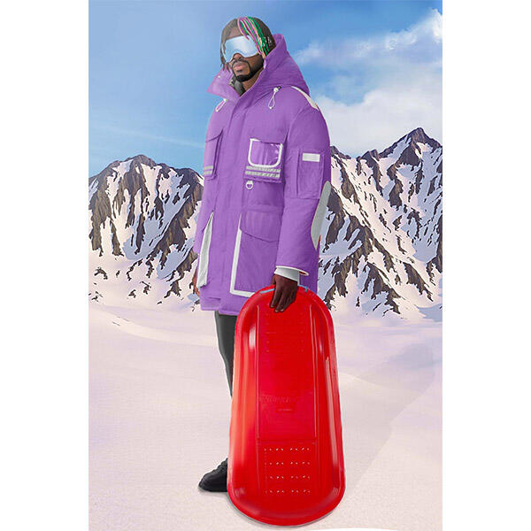 Buy Red Plastic Heavy Duty Snow Sledge - Plastic Storage Boxes