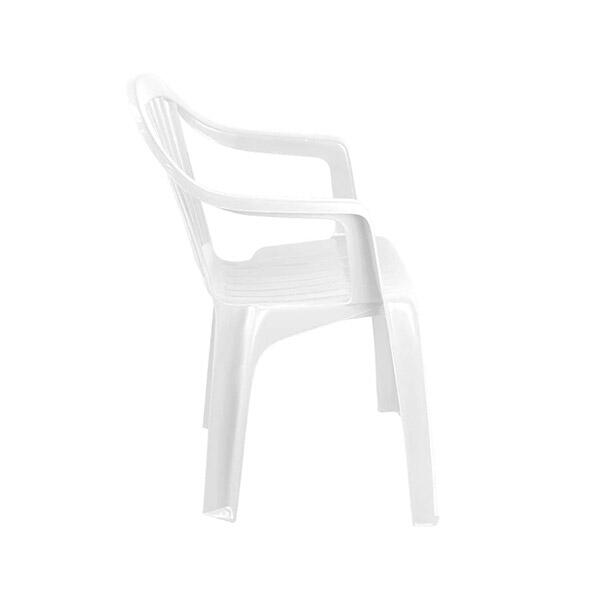 Buy Plastic Low Back Chair - White - Plastic Storage Boxes