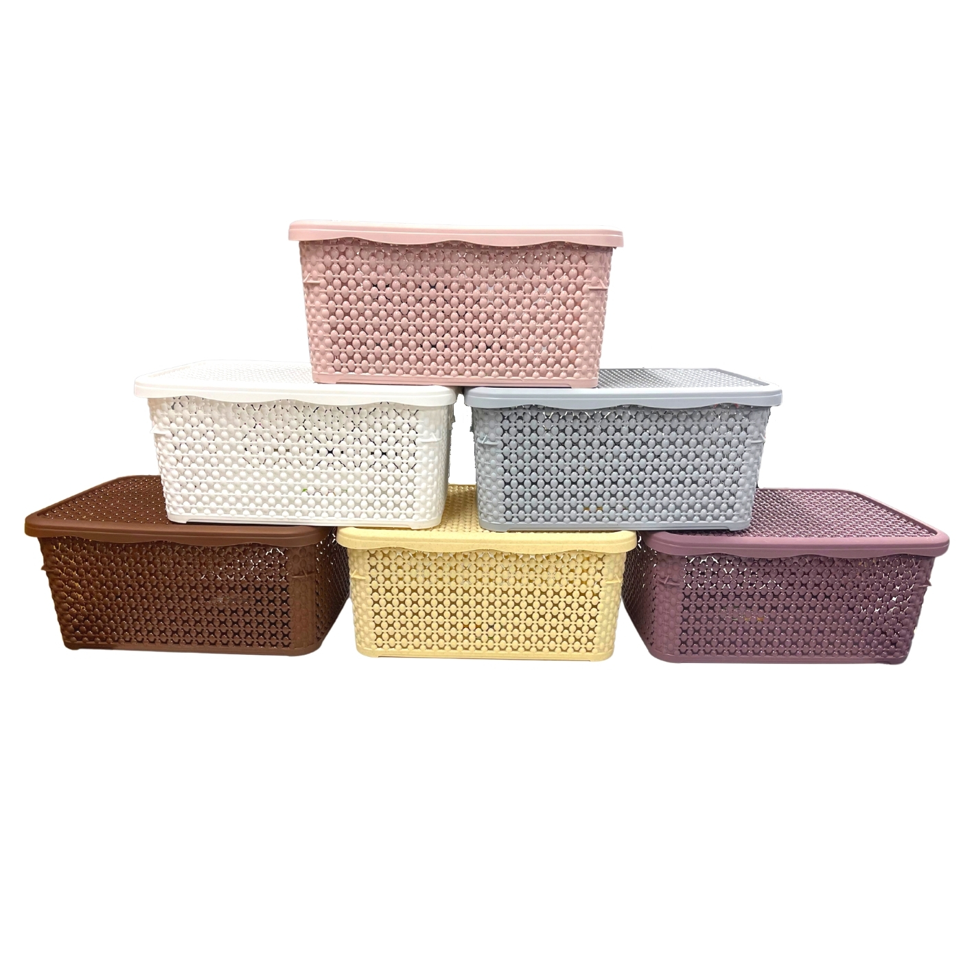5 Litre Pearl Baskets - Plastic Storage Boxes
