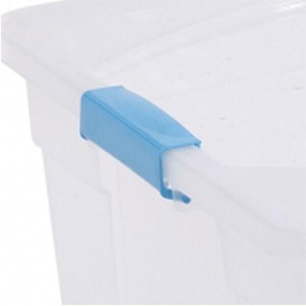 Buy 60 Litre Clip & Stack Box With Foldable Lid - Plastic Storage Boxes