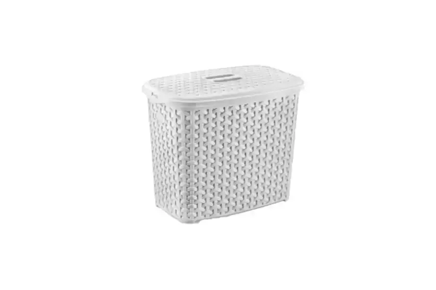 2.5 Litre Plastic Rattan Detergent Box - Plastic Storage Boxes