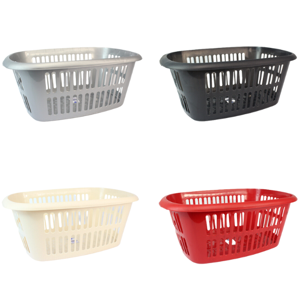 Rectangular Laundry Basket - Plastic Storage Boxes